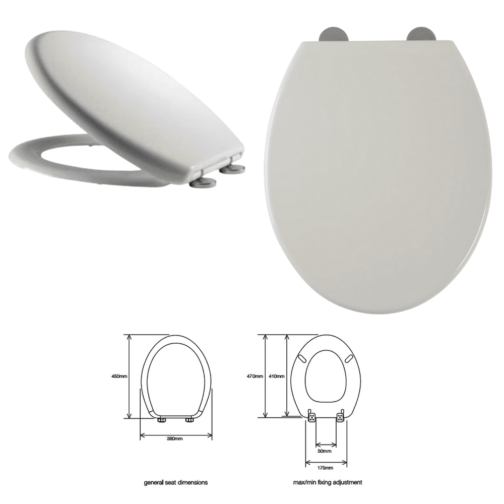 Roper Rhodes Juno White Soft Close Seat - Model 8703WSC