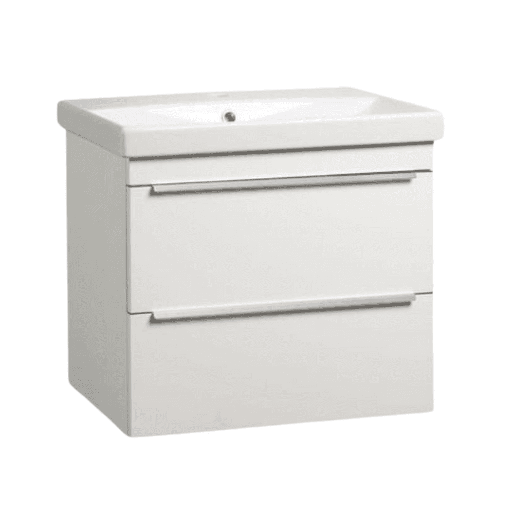 Roper Rhodes R2 Type 600mm Gloss White - Wall Mounted - 2 Drawer Vanity ...