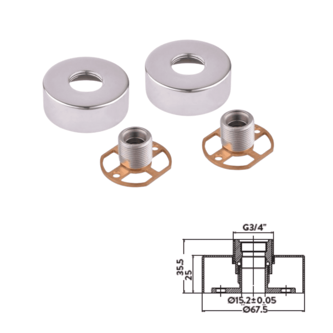 Scudo Easy Kit Fast Fix Brackets With Shrouds - Model EASYKIT002
