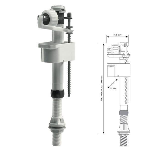 Siamp Vitra Filler Valve - Model U30998010 Spare Part