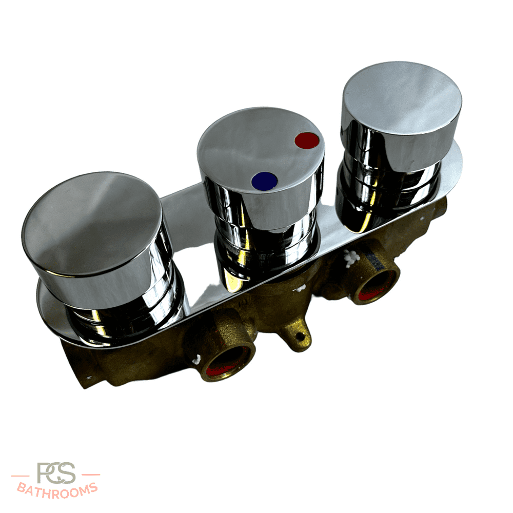 Swadling Absolute 3/4 Thermostati Valve With two Controlled Outlets And ...