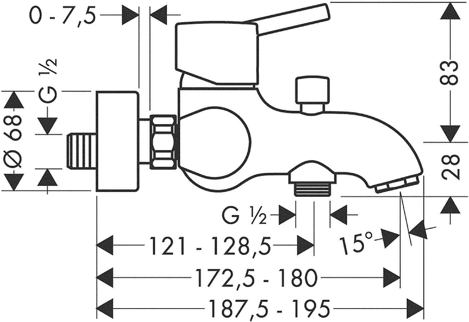 Vado Astra Lever Basin Mixer With Pop Up Waste - Model AST-300-C/P