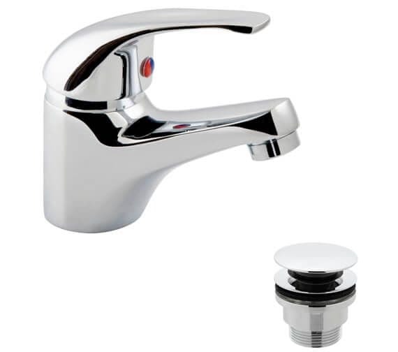 Vado Matrix Mono Basin Mixer In Chrome- MAT-100-FR/3-C/P - With Pop Up ...