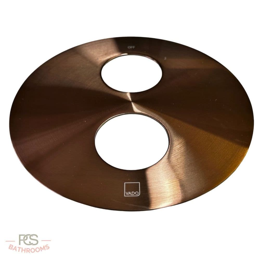 Vado Round Back Plate For Shower Valves - Bronze - Model IND-CEL-0024 ...