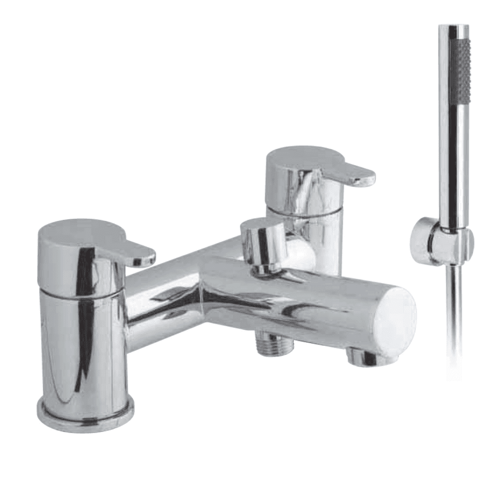 Vado Sense 2TH Bath Shower Mixer w/Shower Kit In Chrome Model SEN-130 K-C/P