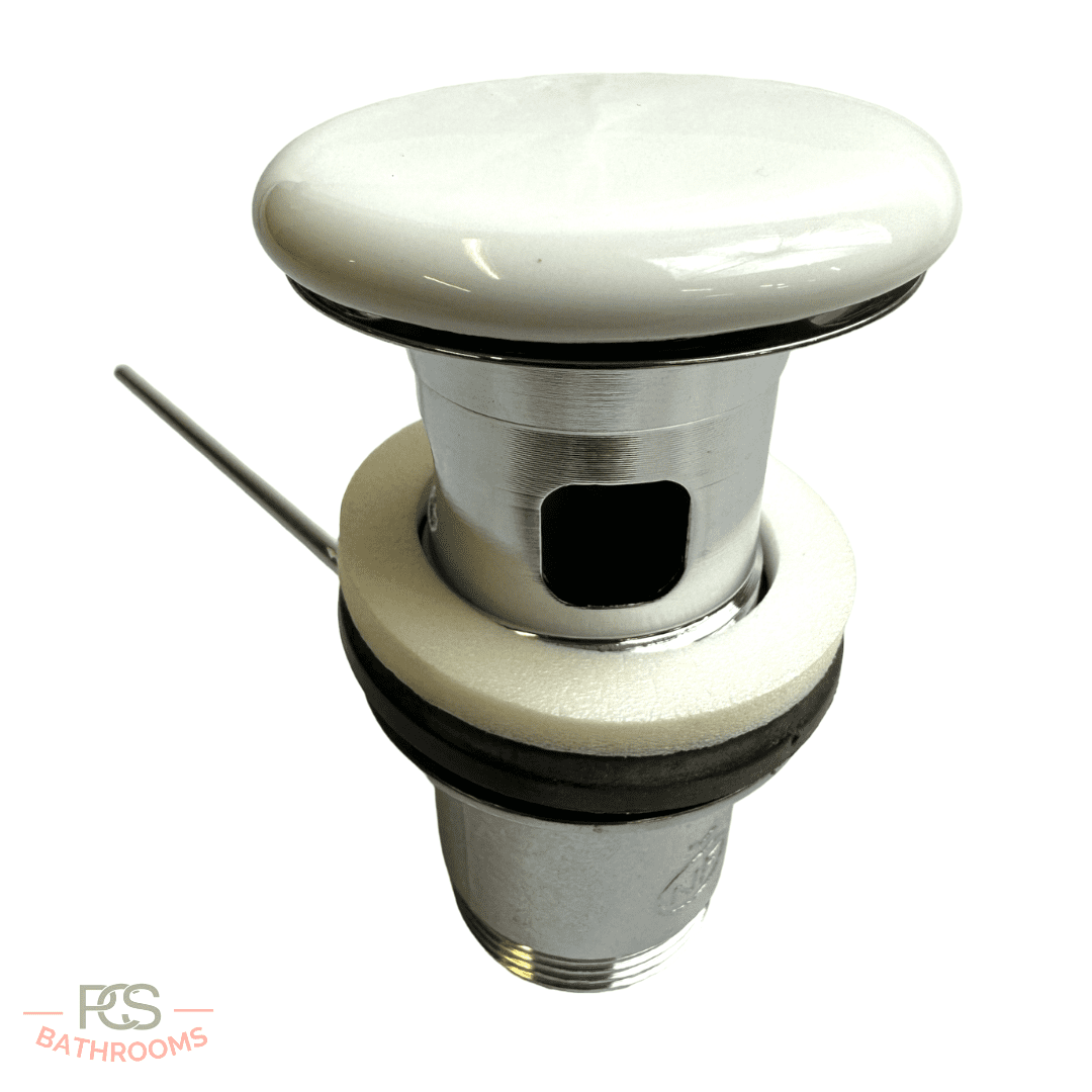 Vitra M-Line Siphon White Ceramic Pop-Up Waste - Model 6397L003-0159