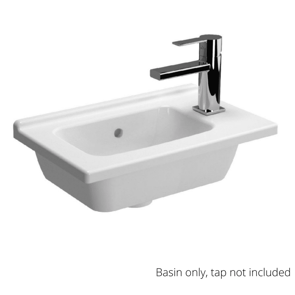 Vitra S50 Vanity Compact Bathroom Basin With Overflow - Model 5345B003