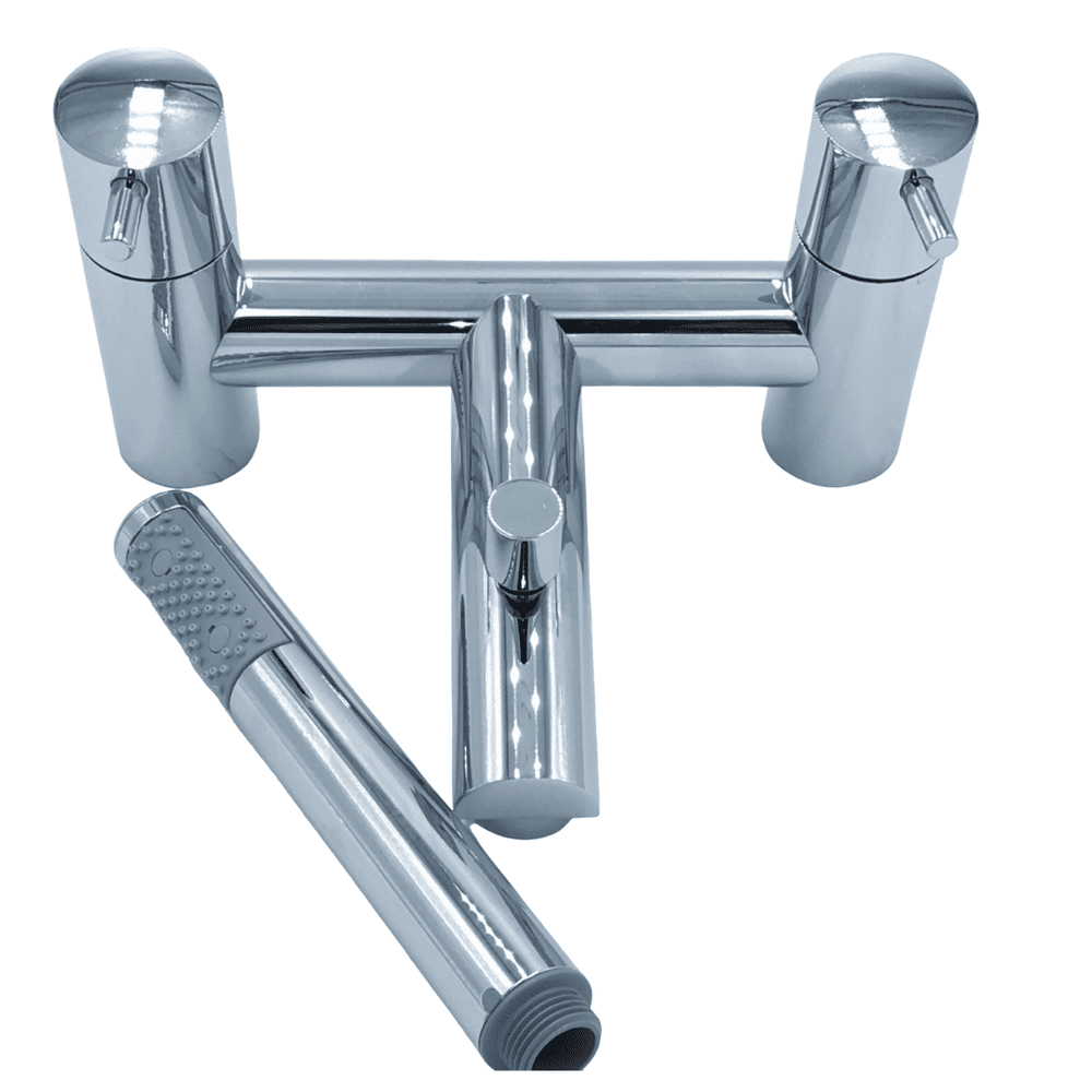 WAS 49 97 - Euro Bath Proteus Deck Mounted Bath Taps With Shower Handset