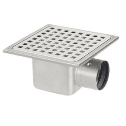 Waterworld Low Profile Wetroom Gully With Side Outlet In Stainless ...