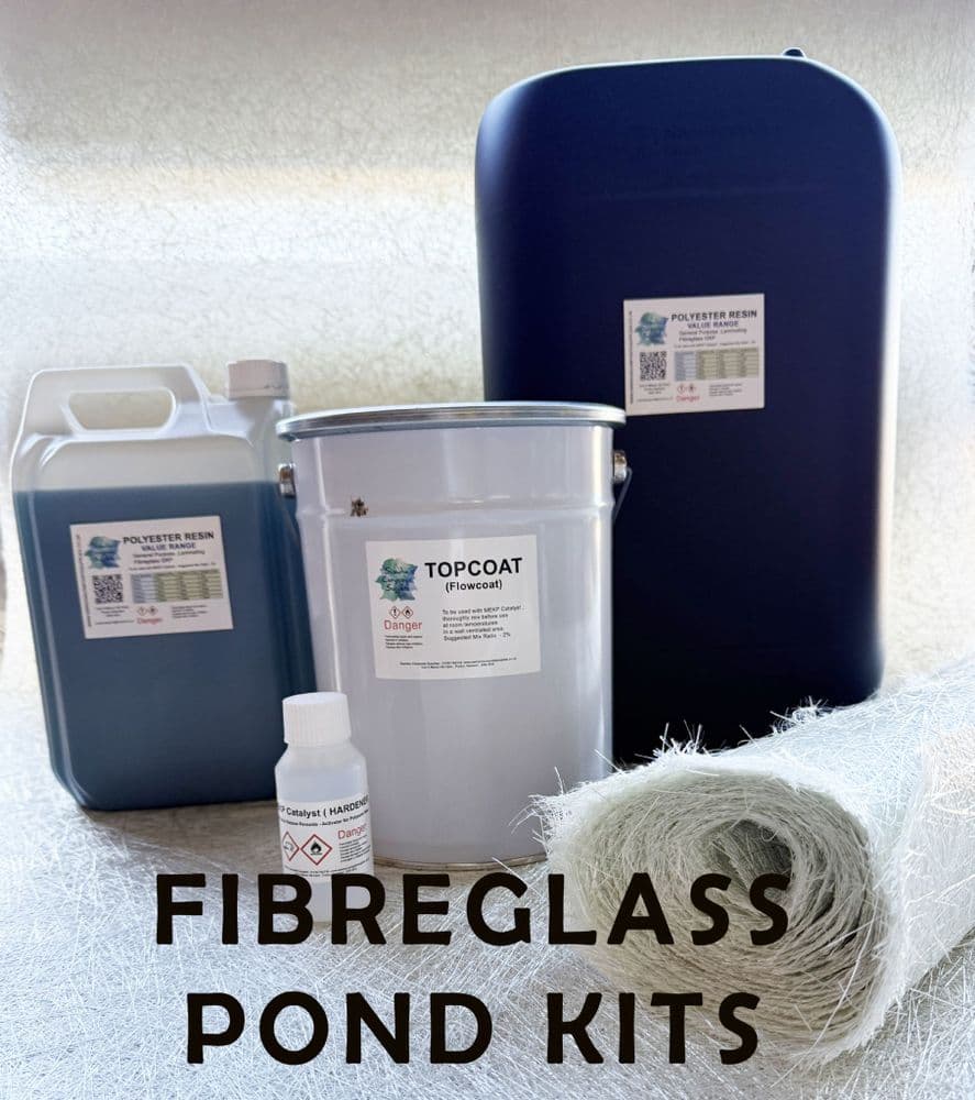 Fibreglass Pond Kit -35 Sq Meter Kit - With or Without Tools 3