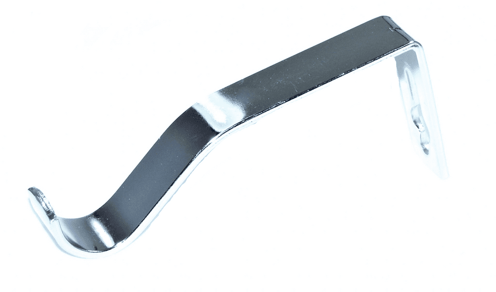 16/19mm Polished Chrome Silver Bay Window Passing Brackets
