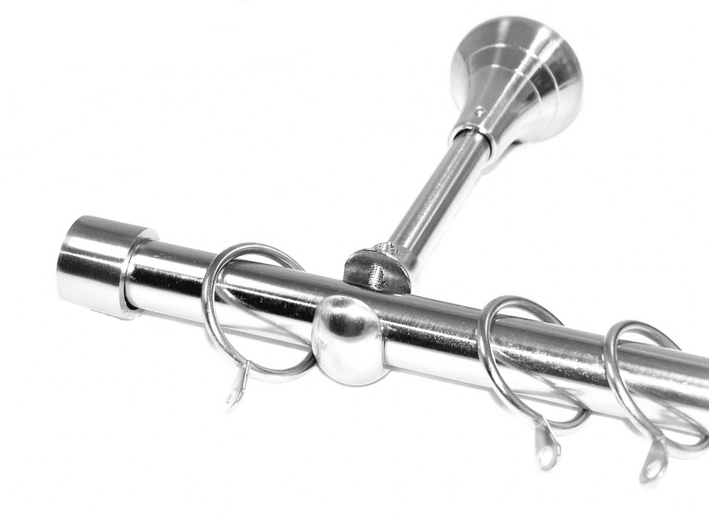 19mm Stainless Steel Designer Extra Deep Pole End Cap Finials 1 8m 3 6m