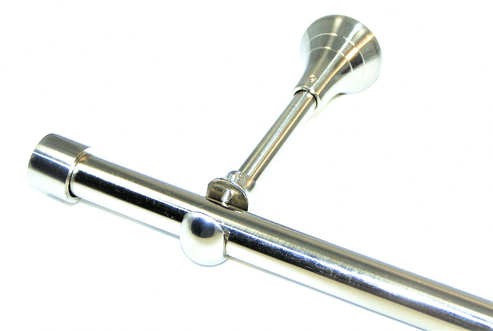 19mm Stainless Steel Eyelet Designer Extra Deep Pole End Cap Finials