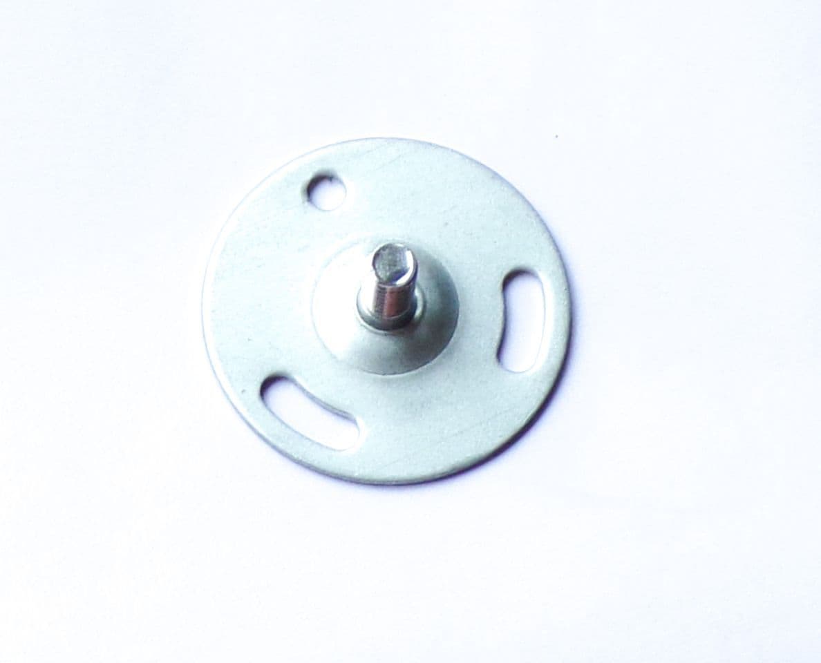 2 Replacement Metal Bracket Screw Base Plates