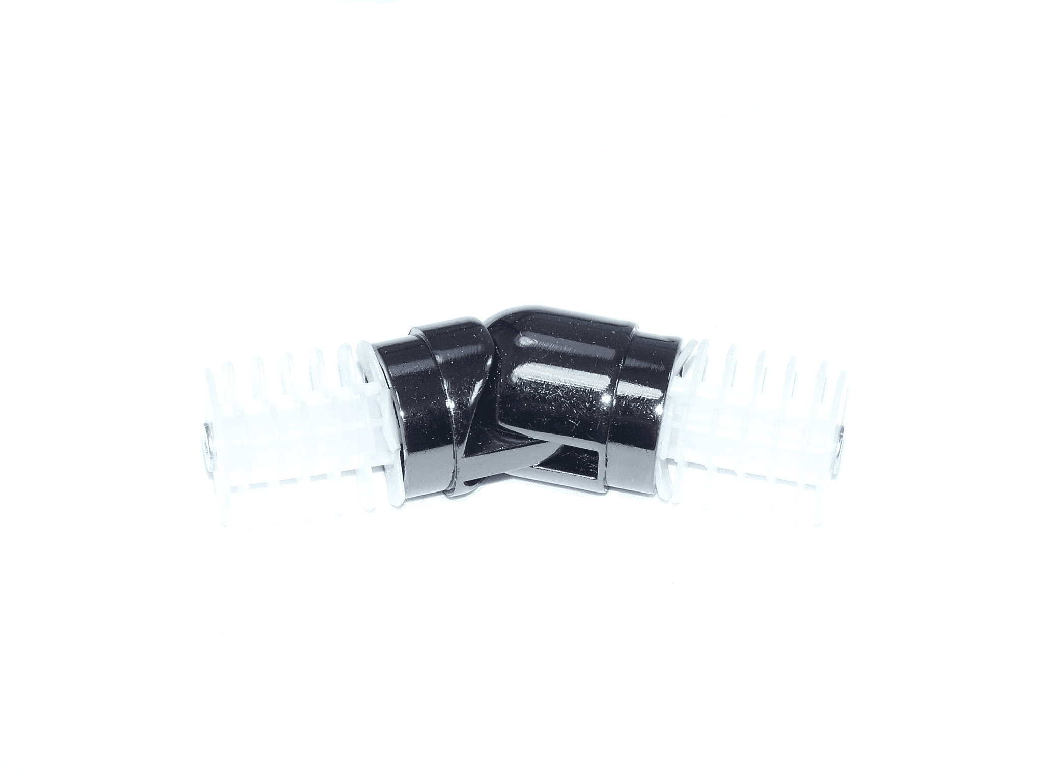 28mm Graphite Black Eyelet Ceiling Bay Window System End Cap Finials 2 ...