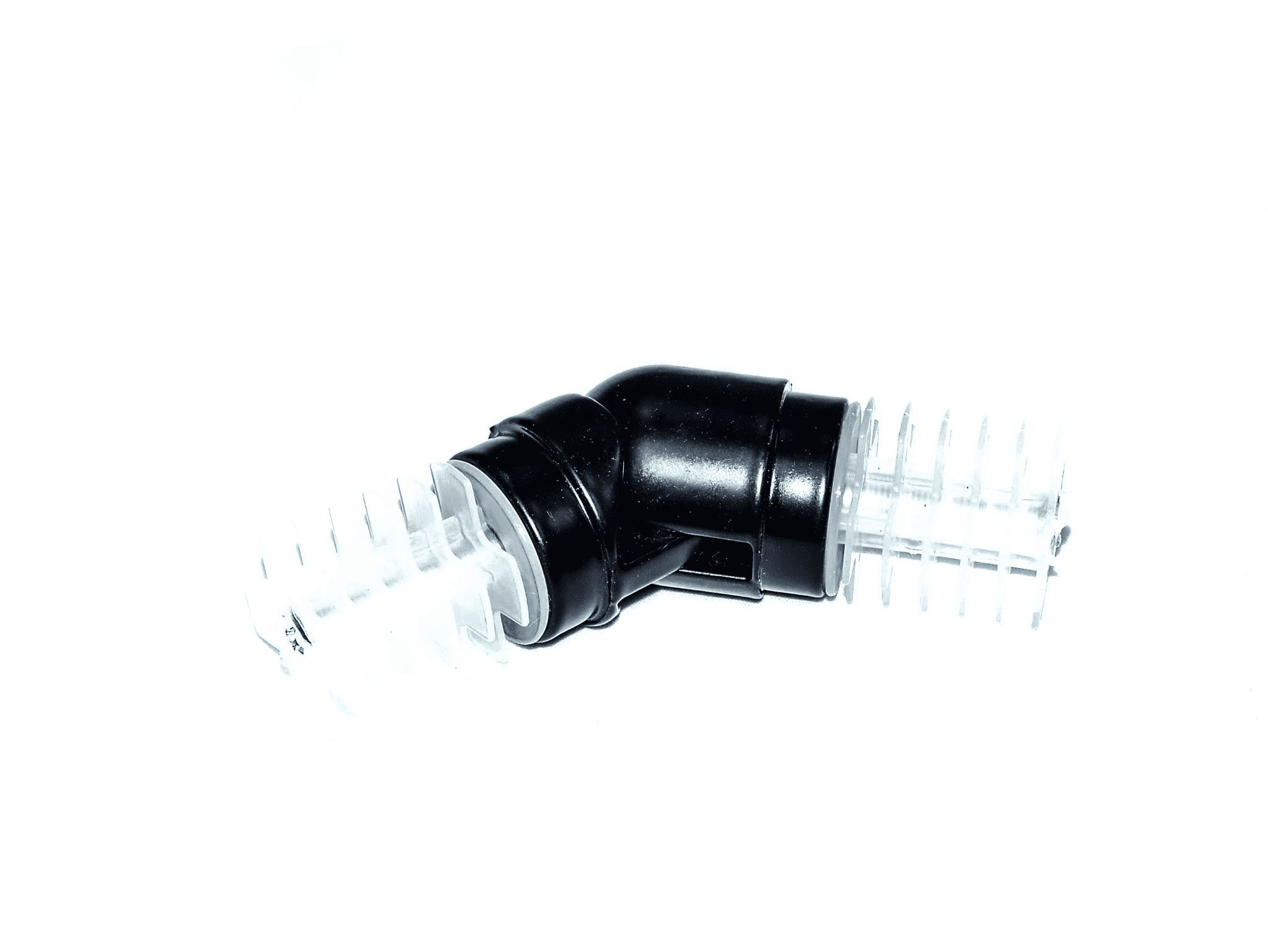 28mm Matt Black Ceiling Bay Window System End Cap Finials 2 4m 3m 3 6m 3 9m