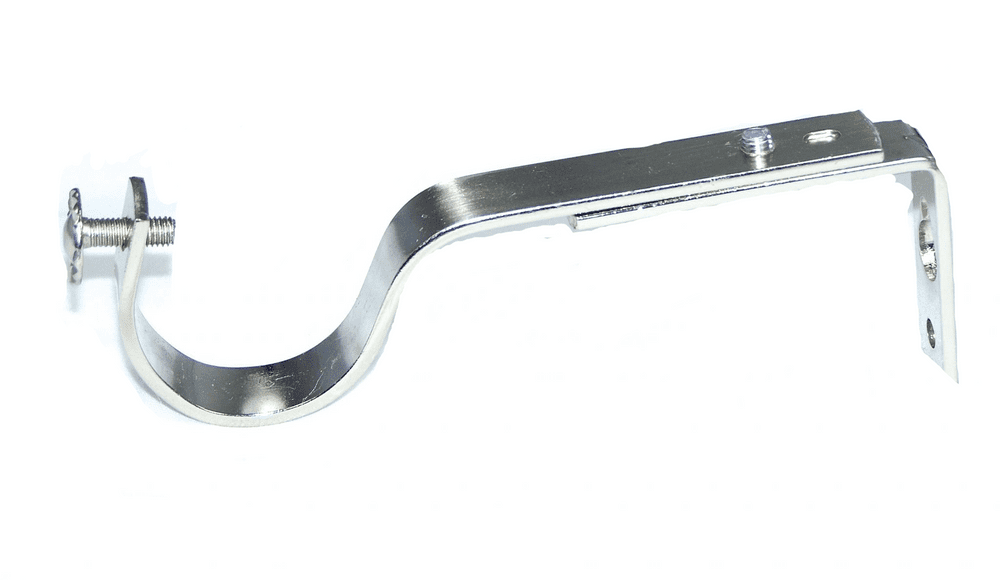 30/35mm Stainless Steel Adjustable Curtain Pole Rod Bracket