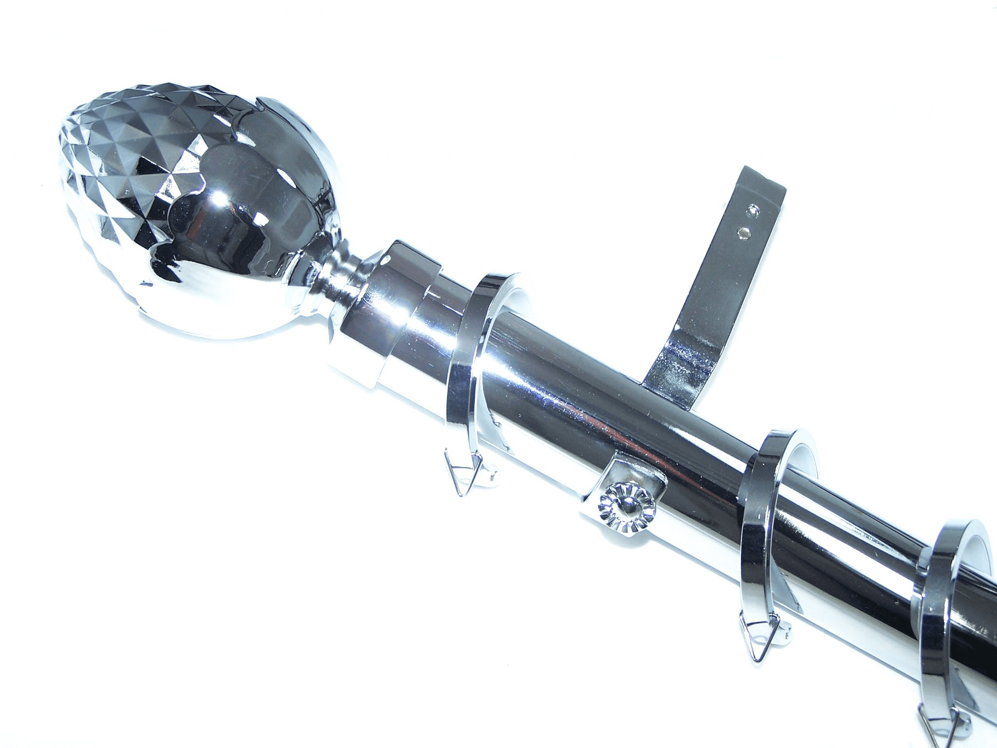 35mm Chrome Bay Window System Acorn Finials 2 4m 3m 3 6m 4 5m 4 8m 5 4m 6m