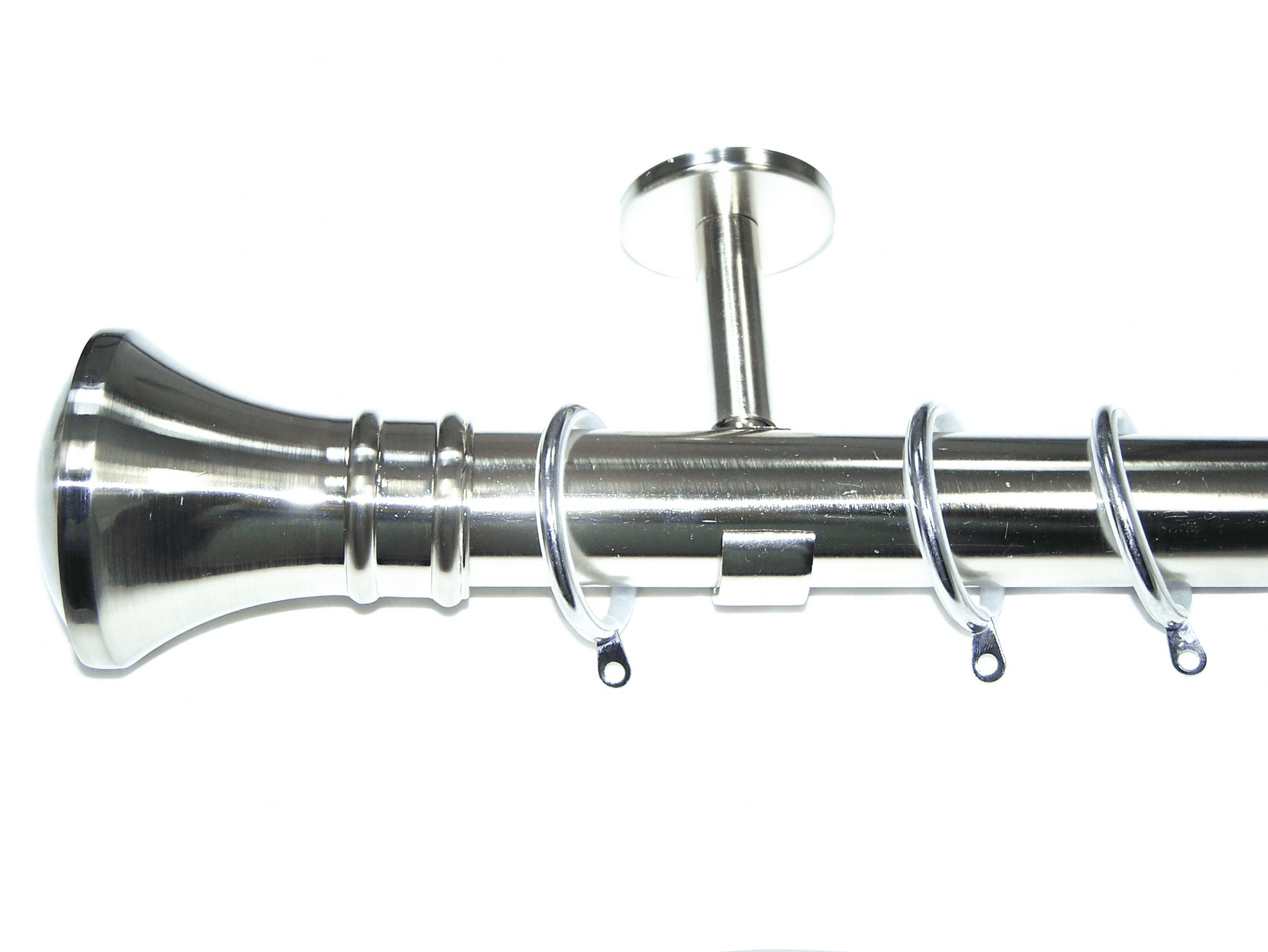 35mm IDC Stainless Steel Pole Hammerhead Finials Glider Rings