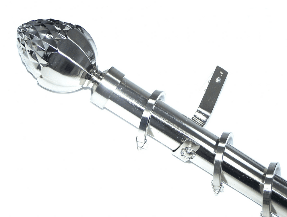 35mm Stainless Steel Bay Window System Acorn Finials 2 4m 3m 3 6m 3 9m ...