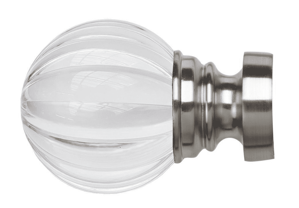 35mm Stainless Steel Segmented Ball Curtain Pole Finials