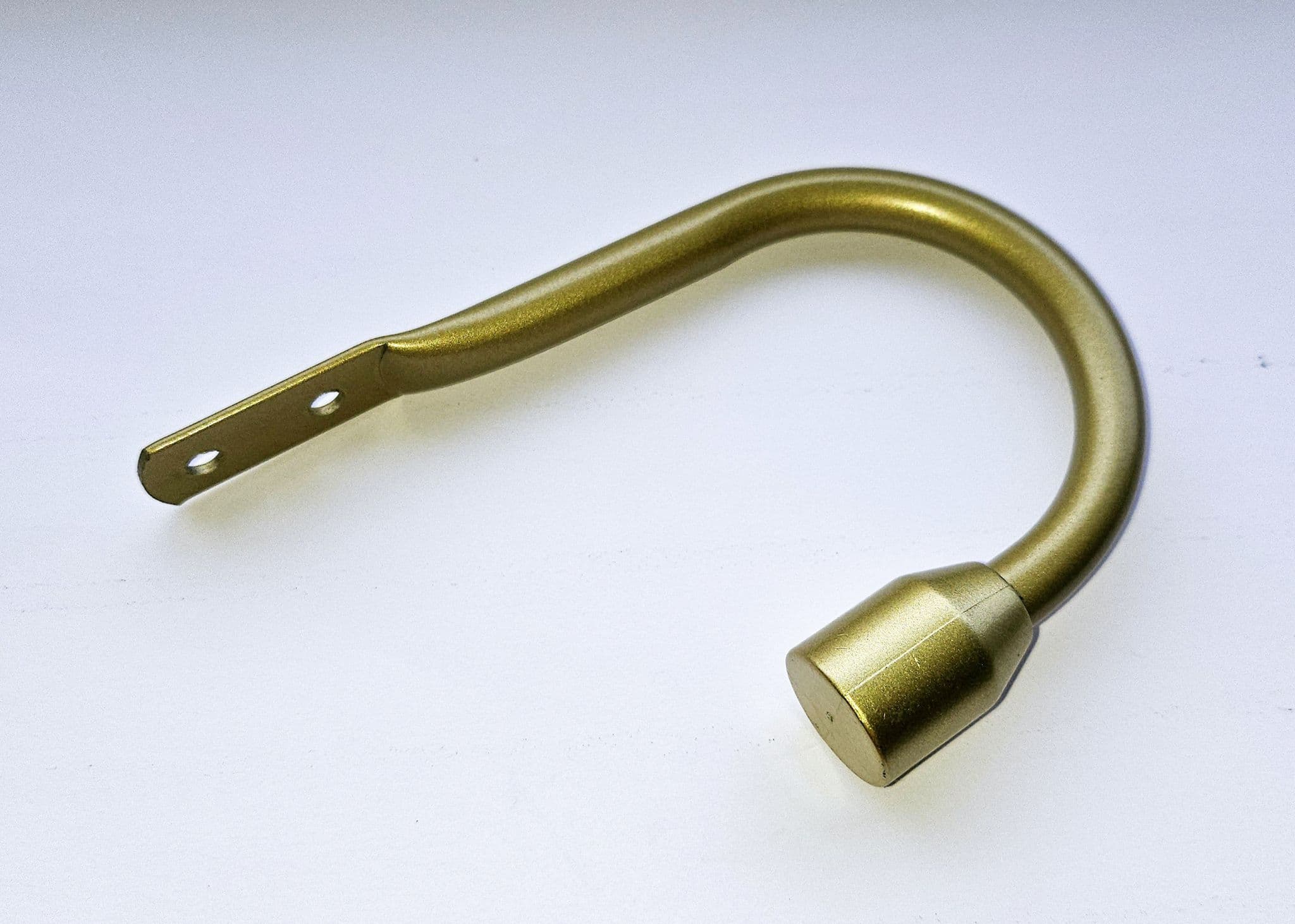 Matt Gold Bar Curtain Tiebacks/Holdbacks