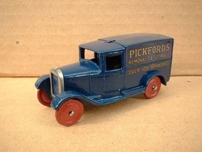 DINKY TOYS COPY MODEL 28 SERIES TYPE 1 DELIVERY VAN "PICKFORDS REMOVALS"