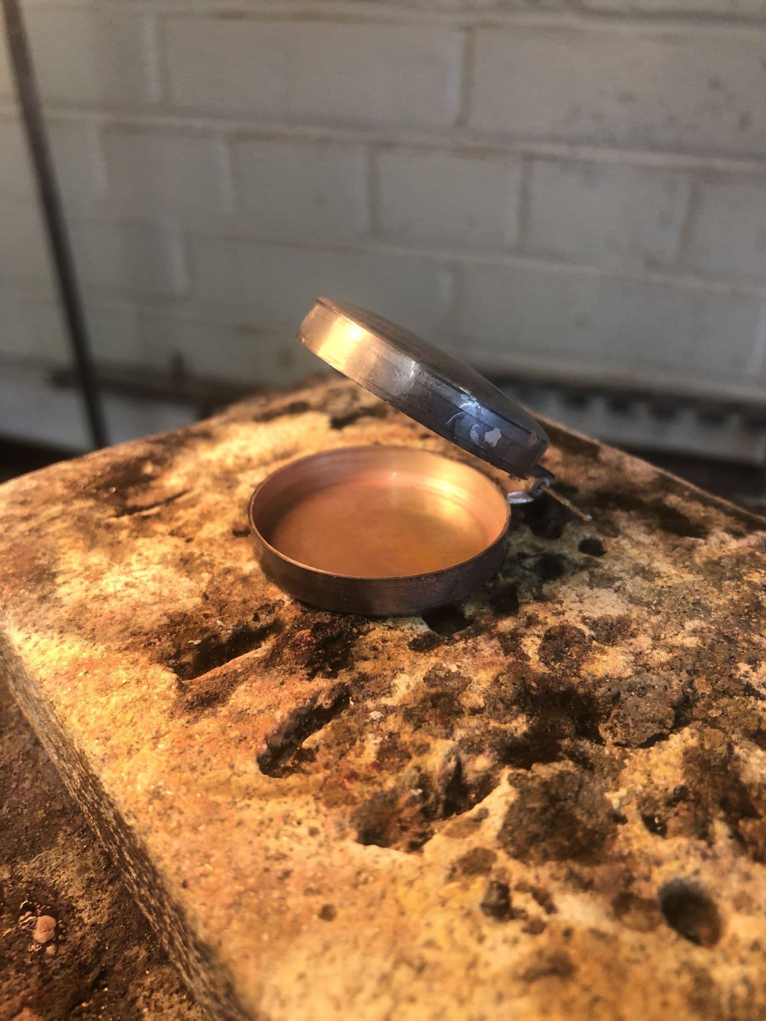 Sterling Silver Compass Case