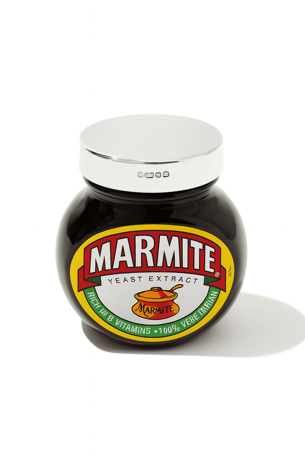 Sterling Silver Marmite Lid | Handmade in Jewellery Quarter