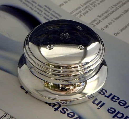 Sterling Silver Paperweight with Display Hallmark