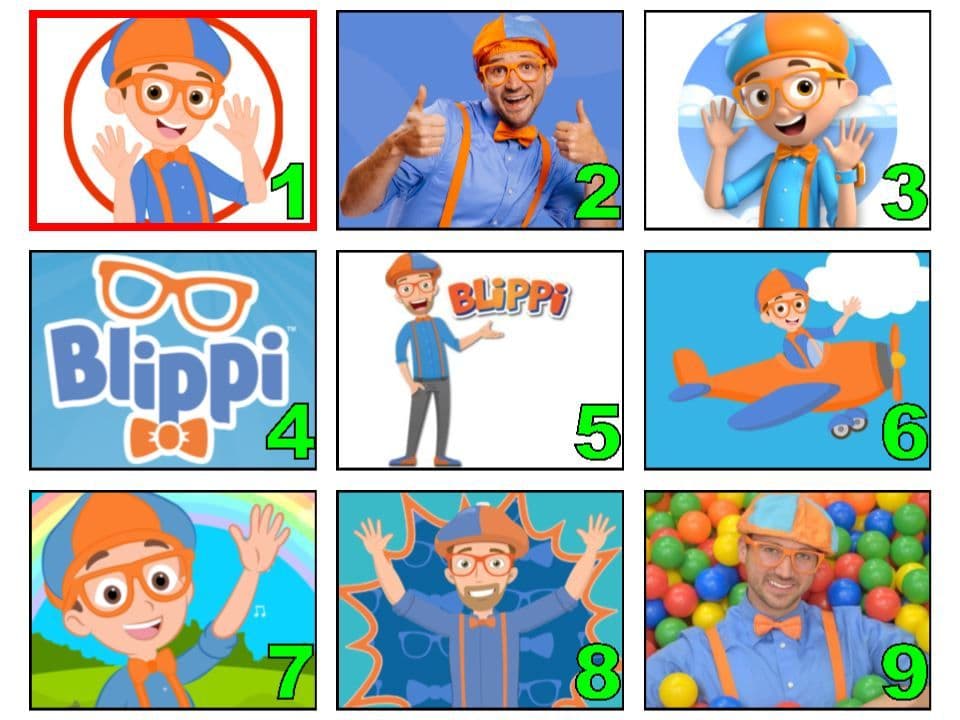 Personalised Blippi Edible Cake Topper Personalised Blippi Edible Cake Topper