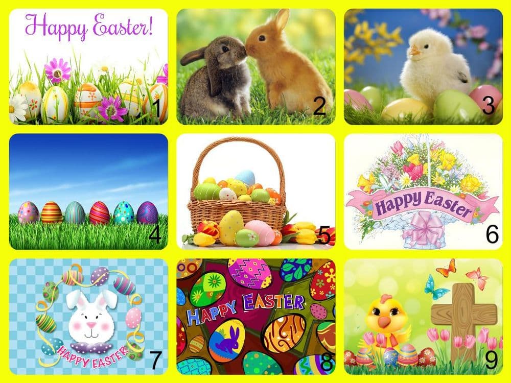 Personalised Easter Edible Cake Topper