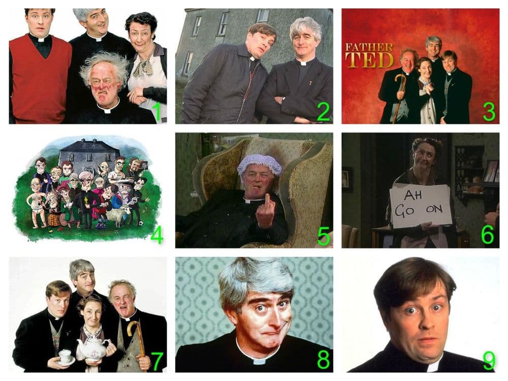 Personalised Father Ted Edible Cake Topper