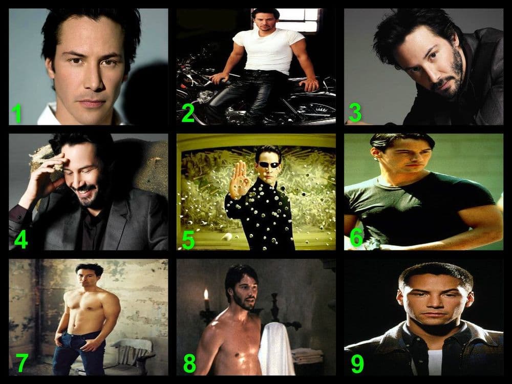 Personalised Keanu Reeves Edible Cake Topper