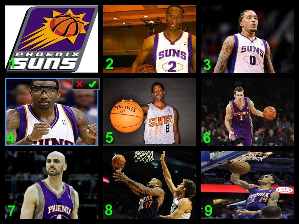 Personalised Pheonix Suns Edible Cake Topper