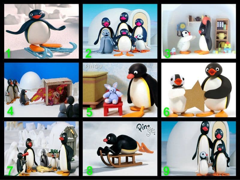 Personalised Pingu Edible Cake Topper