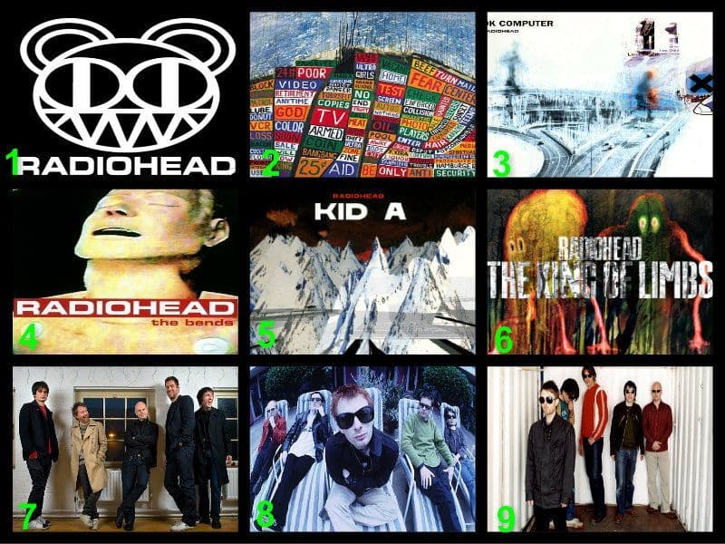 Personalised Radiohead Edible Cake Topper