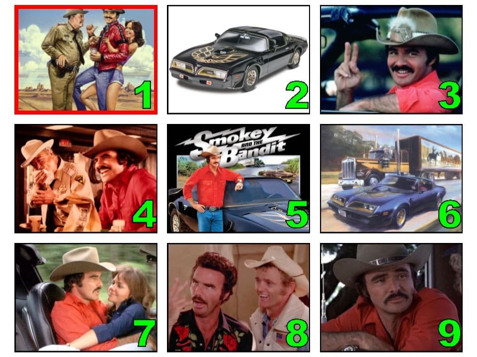 Personalised Smokey And The Bandit Edible Cake Topper