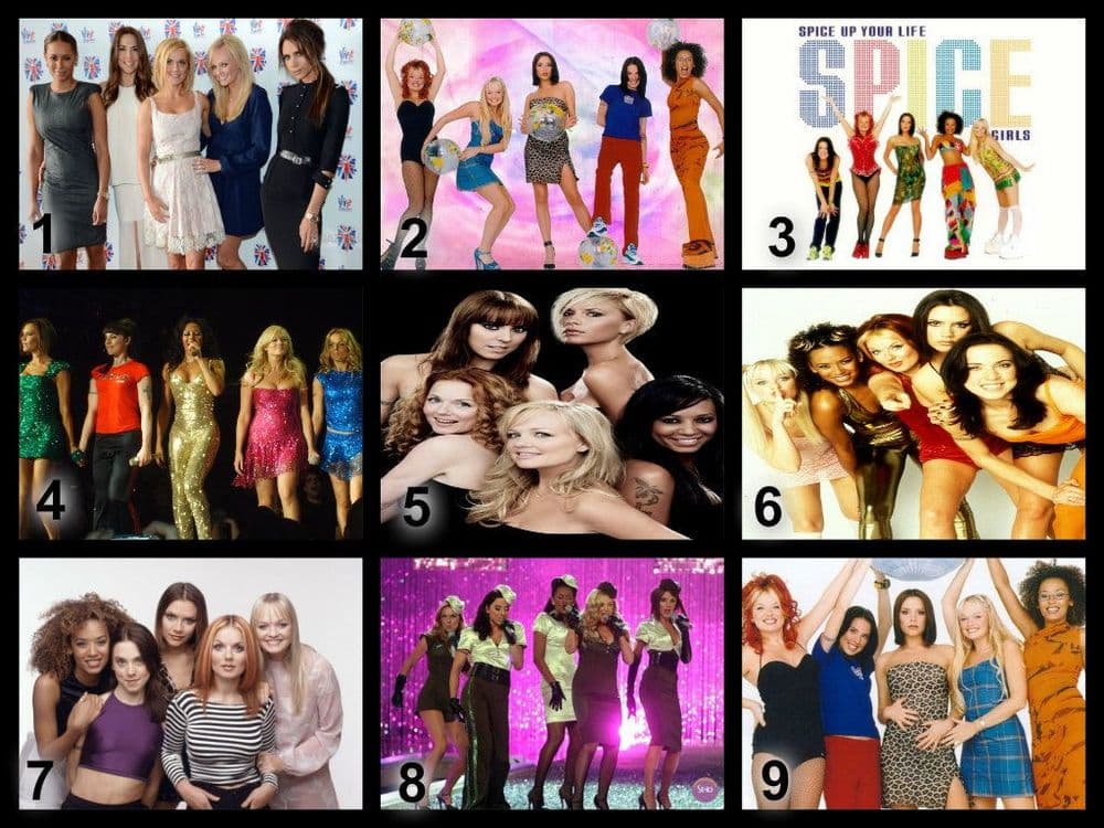 Personalised Spice Girls Edible Cake Topper