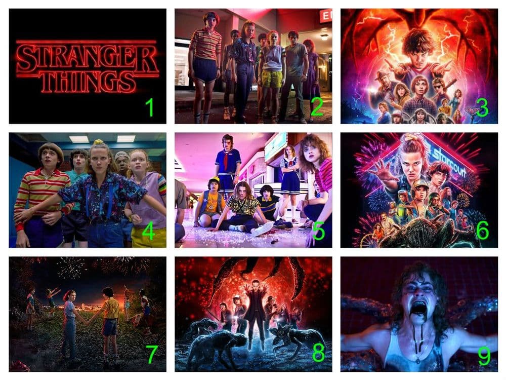 Personalised Stranger Things Edible Cake Topper