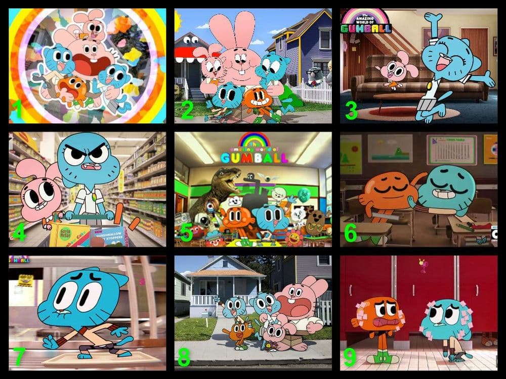 Personalised The Amazing World Of Gumball Edible Cake Topper