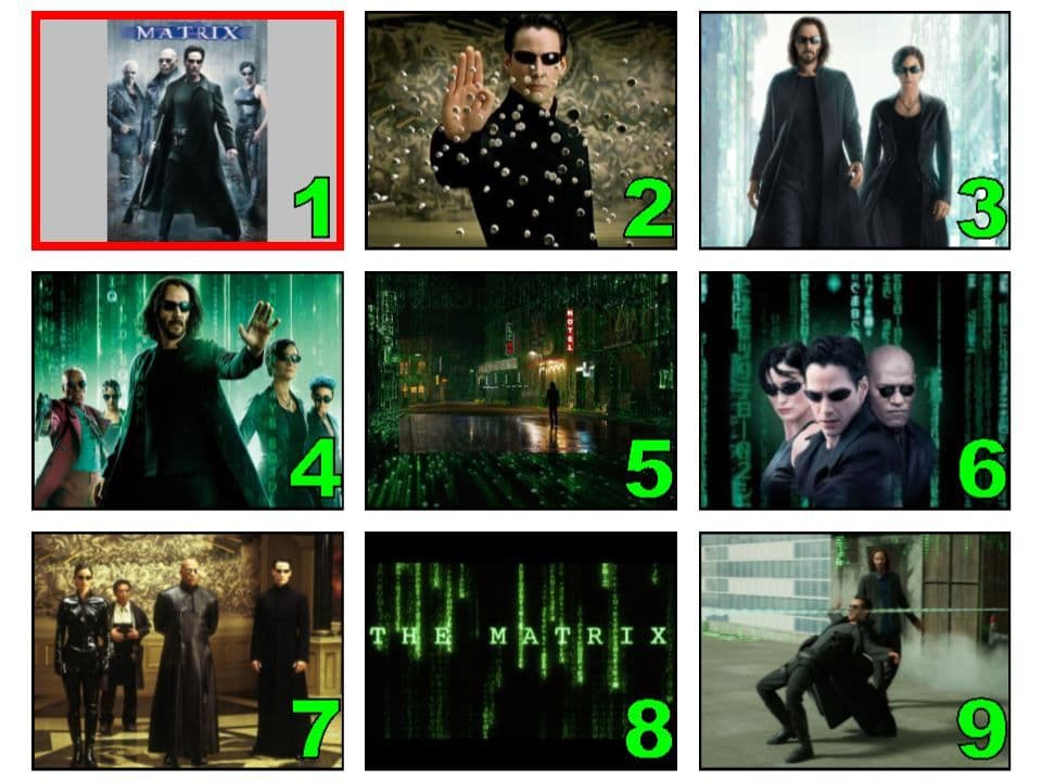 Personalised The Matrix Edible Cake Topper