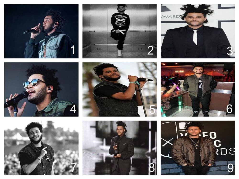 Personalised The Weeknd Edible Cake Topper