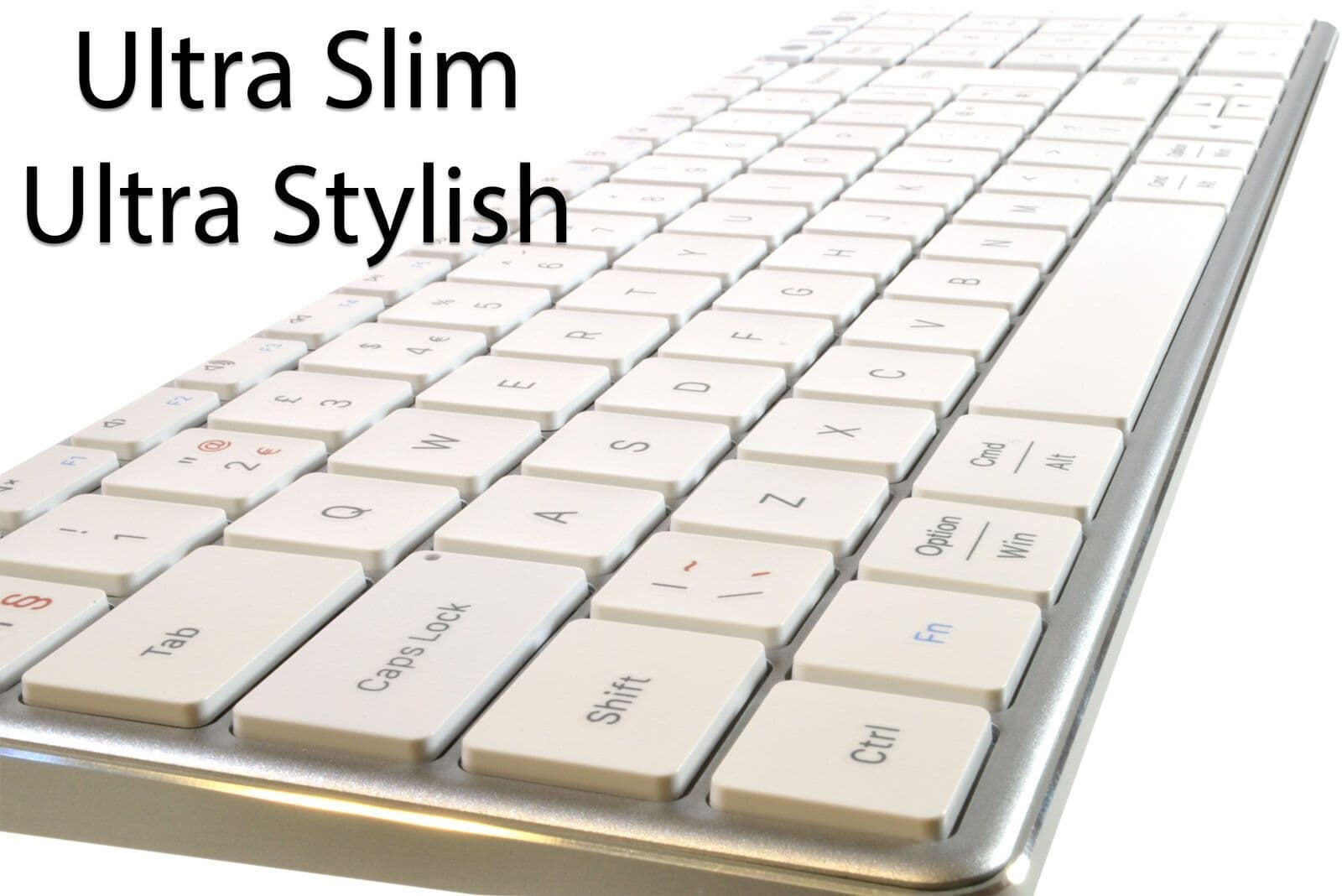 Jelly Comb 2 4GHz & Bluetooth Wireless Rechargeable Keyboard UK Layout ...