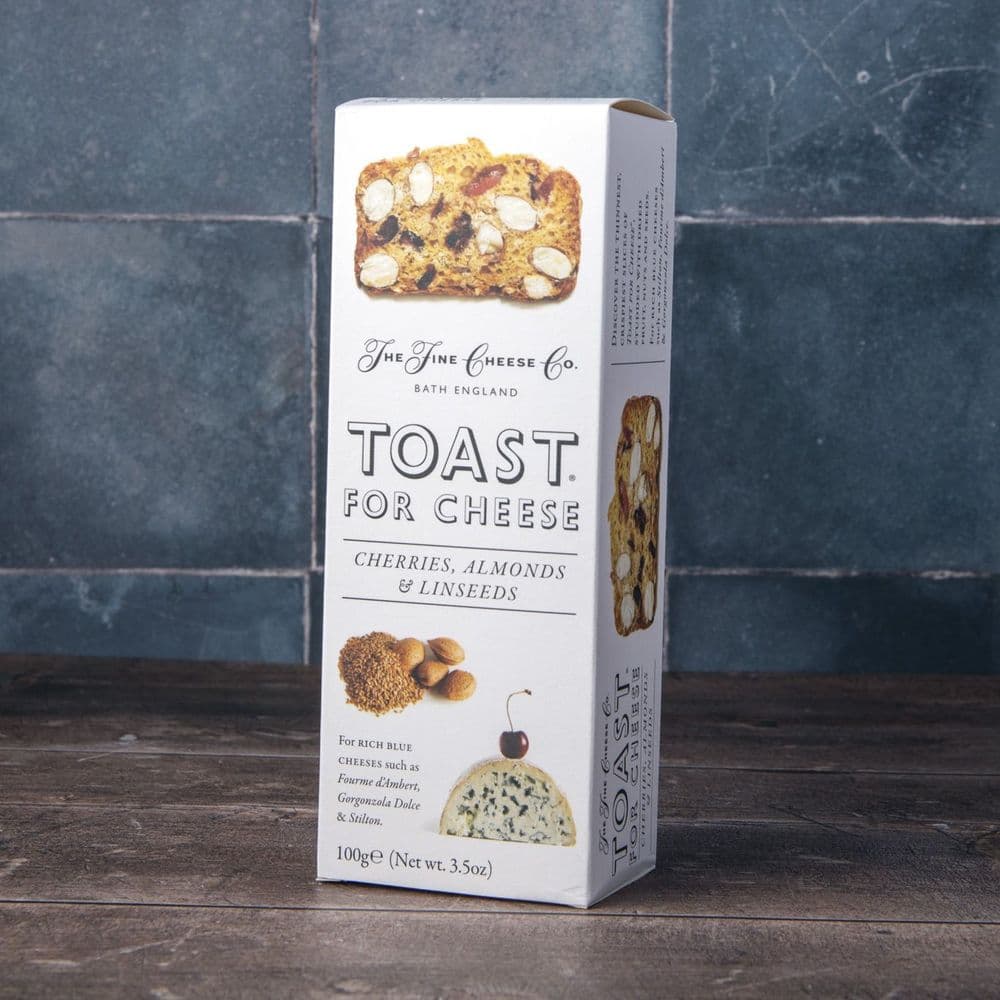 Toast for Cheese Cherries Almonds & Linseeds