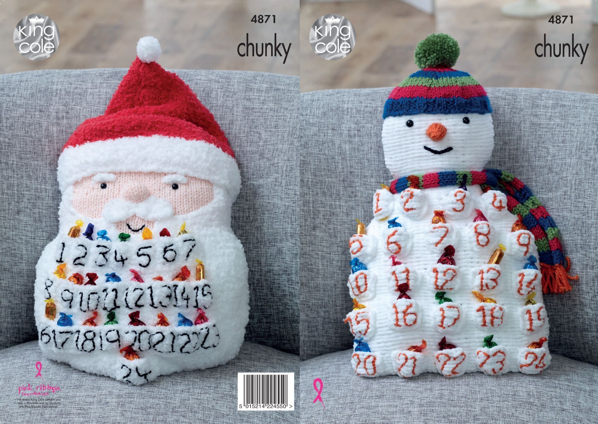 Father Christmas Knitting Pattern Santa And Snowman Topsy Doll