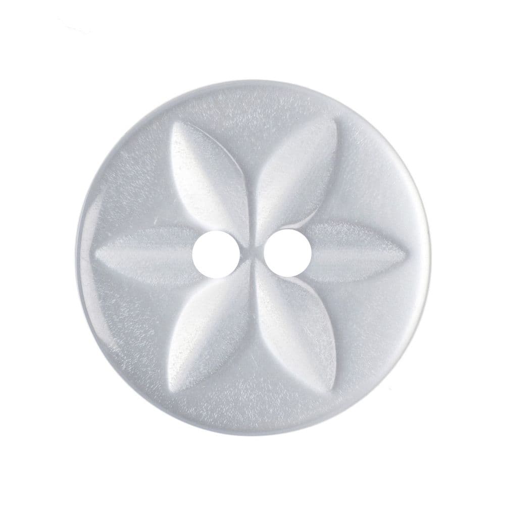 Medium Polyester Star Button 16mm