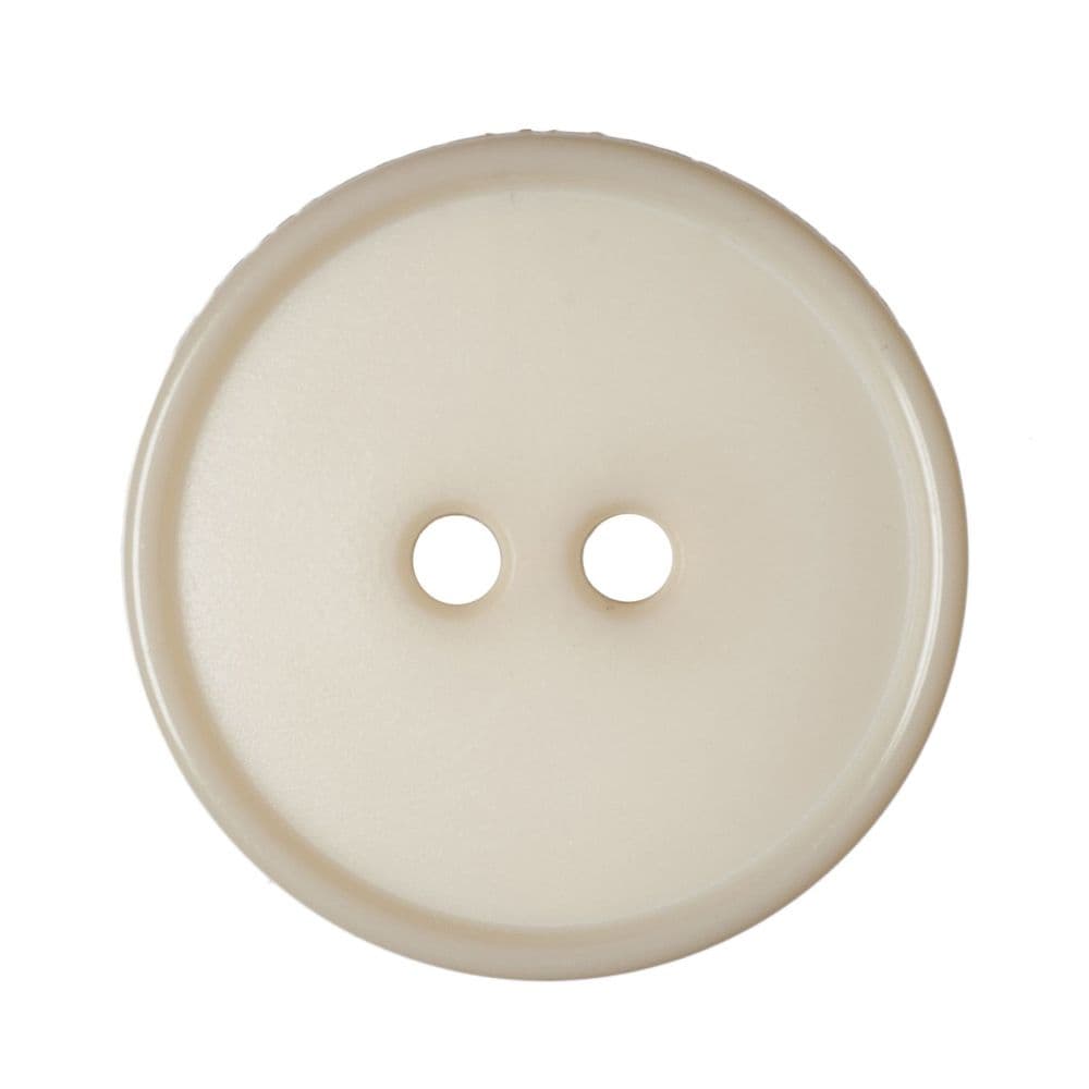 Plastic Ring Edge Button - Various Colours - 18mm