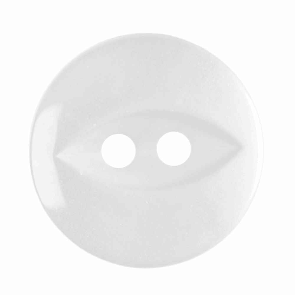 Small Plastic Fisheye Button - various colours - 14mm diameter