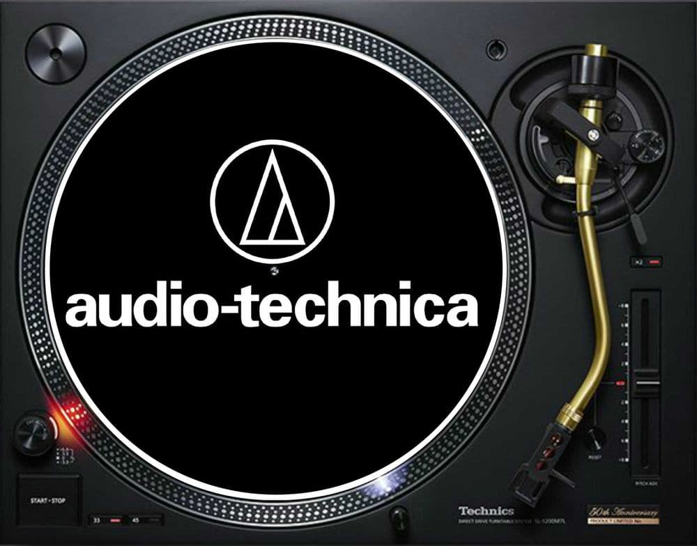 Audio Technica Logo Black Slipmat